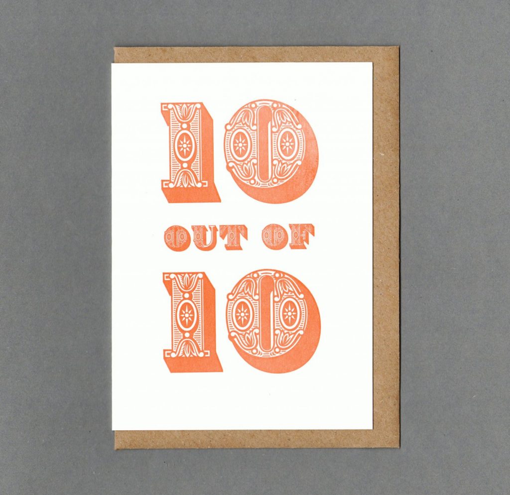 10 out of 10 Orange - The Passenger Press